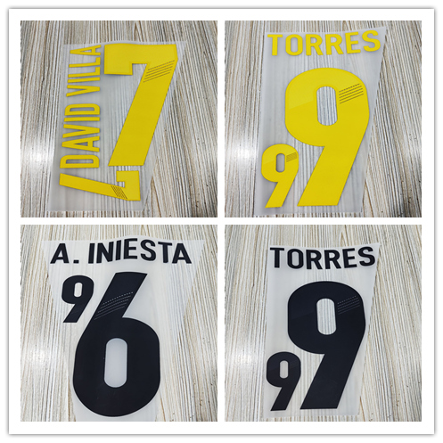 Spain 2012 football star TORRES A.INIESTA DAVID VILLA soccer number ...