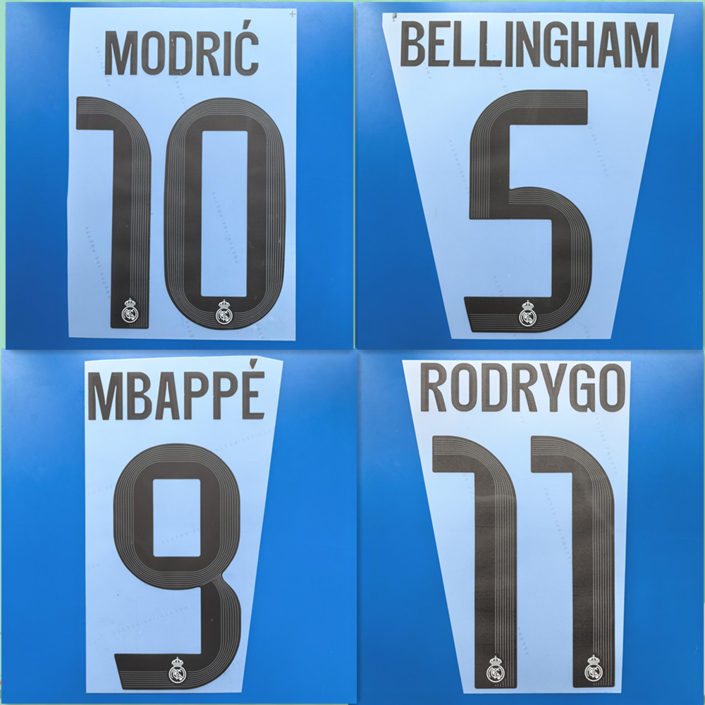 Real Madrid CF 2025/26 home MBAPPE BELLINGHAM KROOS RODRYGO VINI JR ...